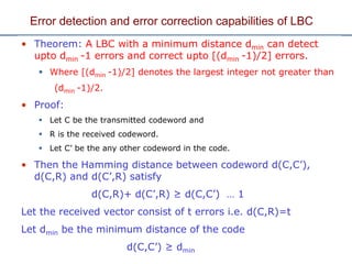 Digital Communication: Channel Coding | PPT