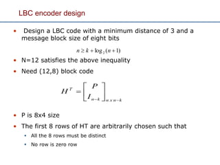 Digital Communication: Channel Coding | PPT