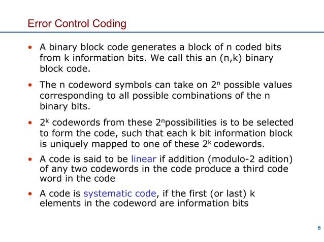 Digital Communication: Channel Coding | PPT | Programming Languages | Computing