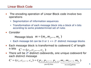 Digital Communication: Channel Coding | PPT