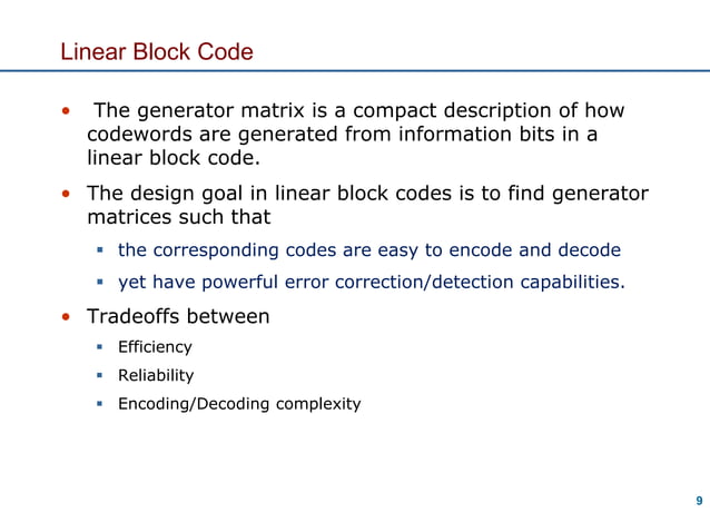 Digital Communication: Channel Coding