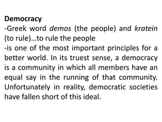 Trends, Network and Critical Thinking Unit 5 Democratic Interventions ...