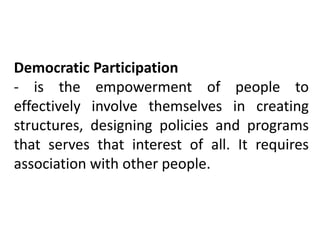 Trends, Network and Critical Thinking Unit 5 Democratic Interventions ...