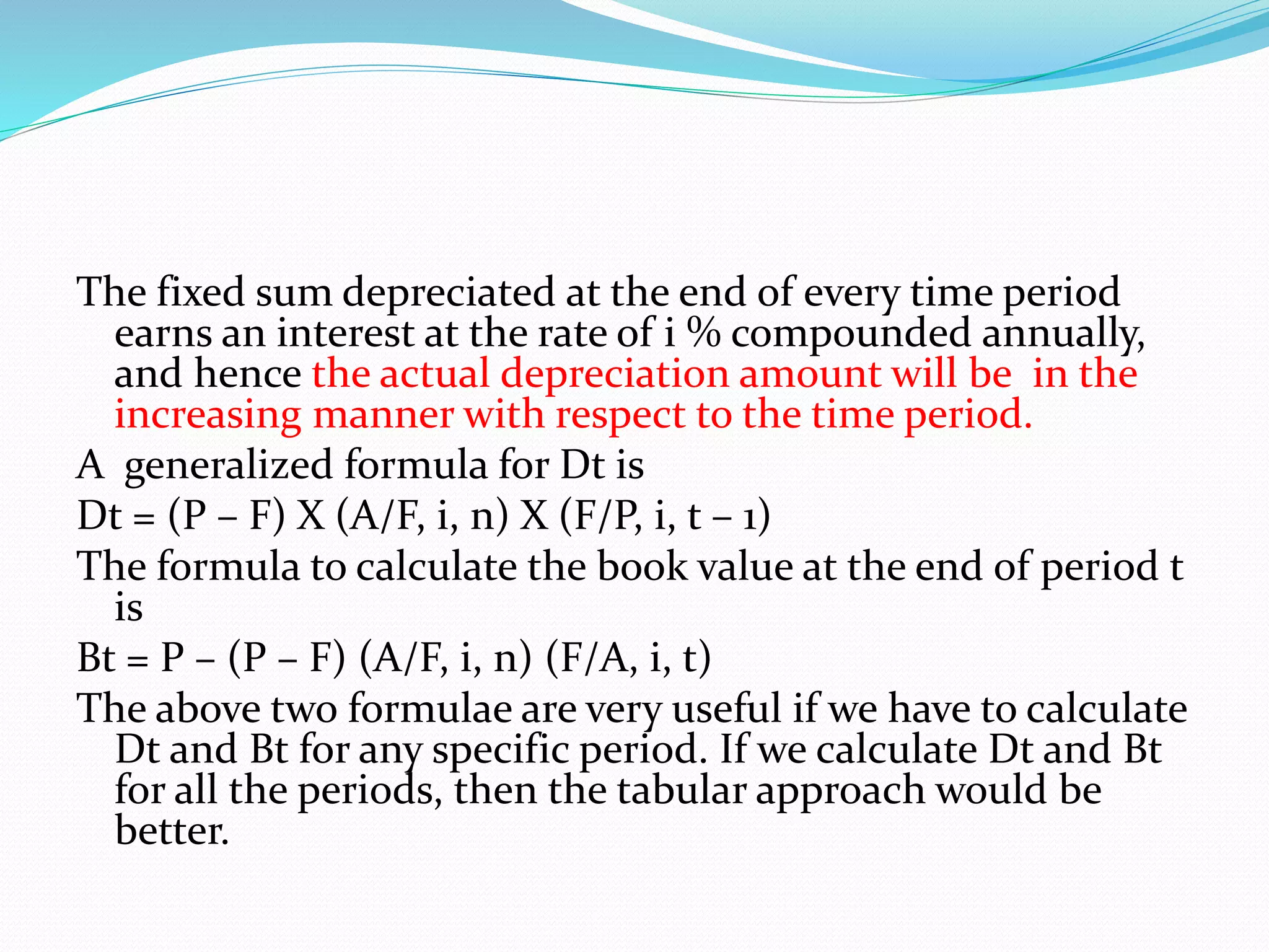 Depreciation | PPT | Stocks and Bonds | Personal Investing