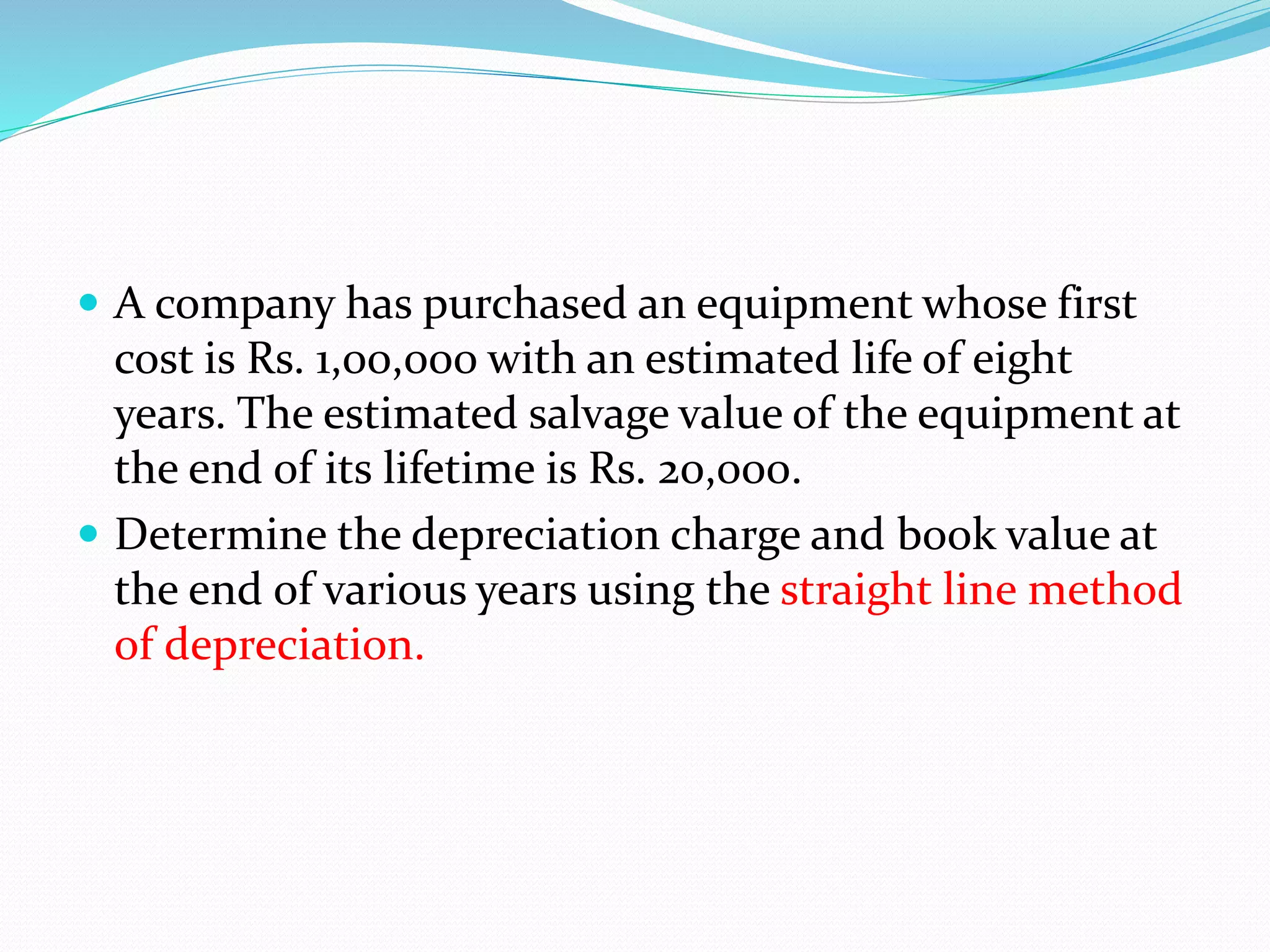 Depreciation | PPT | Stocks and Bonds | Personal Investing