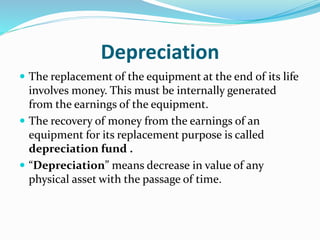 Depreciation | PPT | Stocks and Bonds | Personal Investing