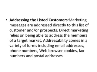 Unit 5 direct marketing | PPT