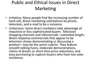 Unit 5 direct marketing | PPT