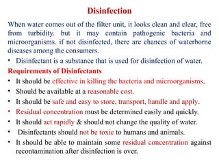 Disinfection and Advanced Water Treat..pptx