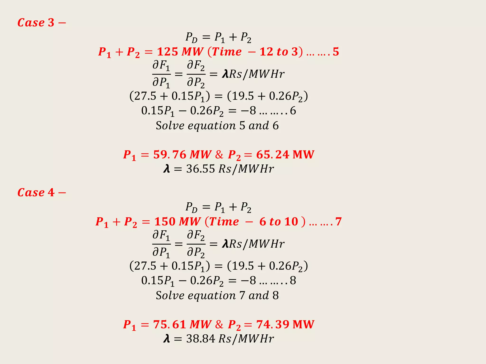 Unit 5 Economic Load Dispatch And Unit Commitment Pptx Gas And