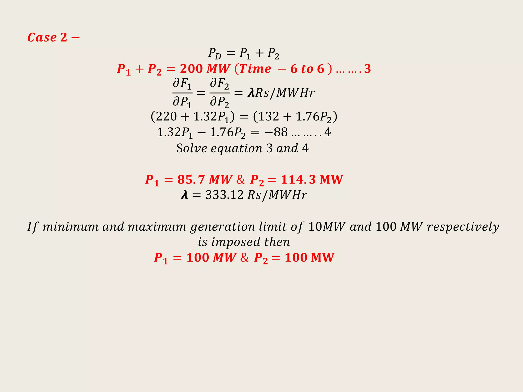 Unit 5 Economic Load Dispatch And Unit Commitment Ppt