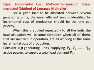 Unit 5 Economic Load Dispatch and Unit Commitment | PPTX