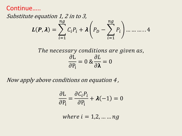 Unit 5 Economic Load Dispatch And Unit Commitment Ppt