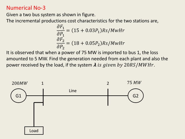 Unit 5 Economic Load Dispatch And Unit Commitment Pptx Gas And