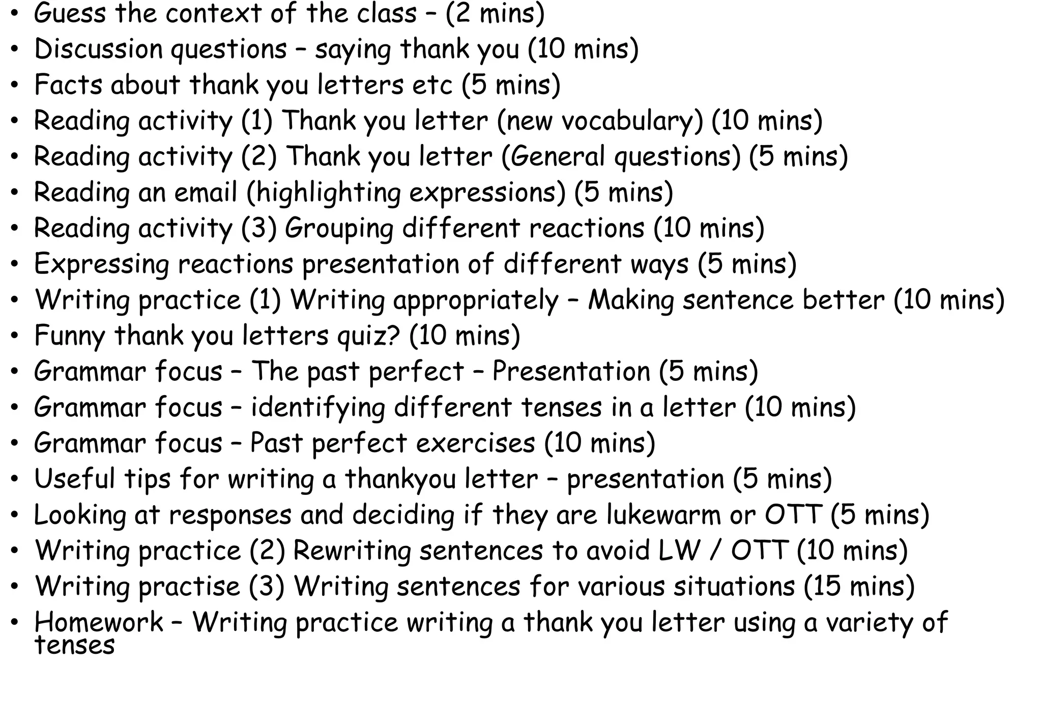 Unit 5 English for life Writing (Entry 3) - Thank-you letter.pptx