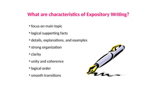 Expository Writing of Academic Writing11 | PPT