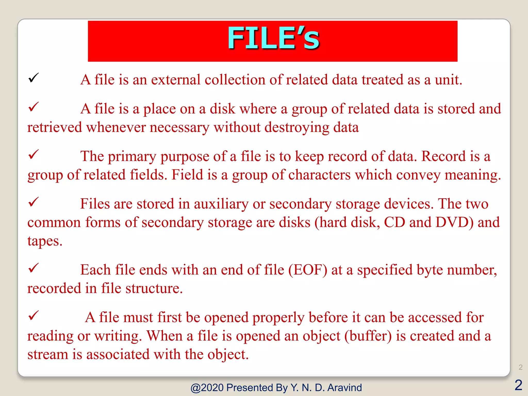 FILES IN C | PDF
