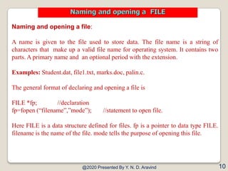 FILES IN C | PDF