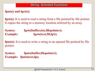FILES IN C | PDF