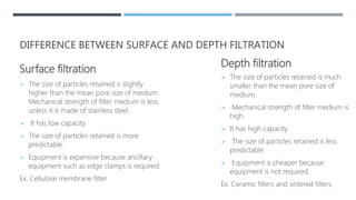 Filtration and clarification | PPTX