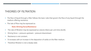 Filtration and clarification | PPTX