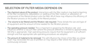 Filtration and clarification | PPTX