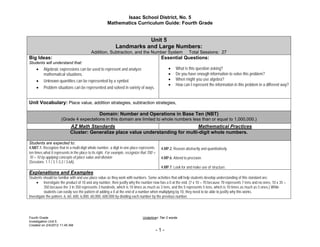 Unit 5 Fourth Grade 2012 2013 | PPT