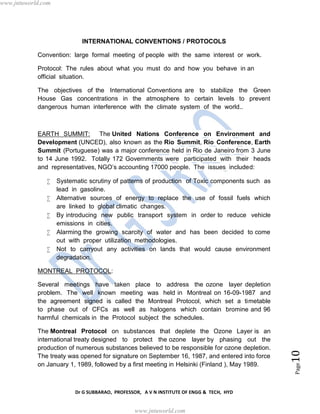 Unit 5 global_environmental_problems_and_global_efforts | PDF