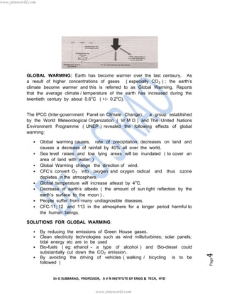 Unit 5 global_environmental_problems_and_global_efforts | PDF