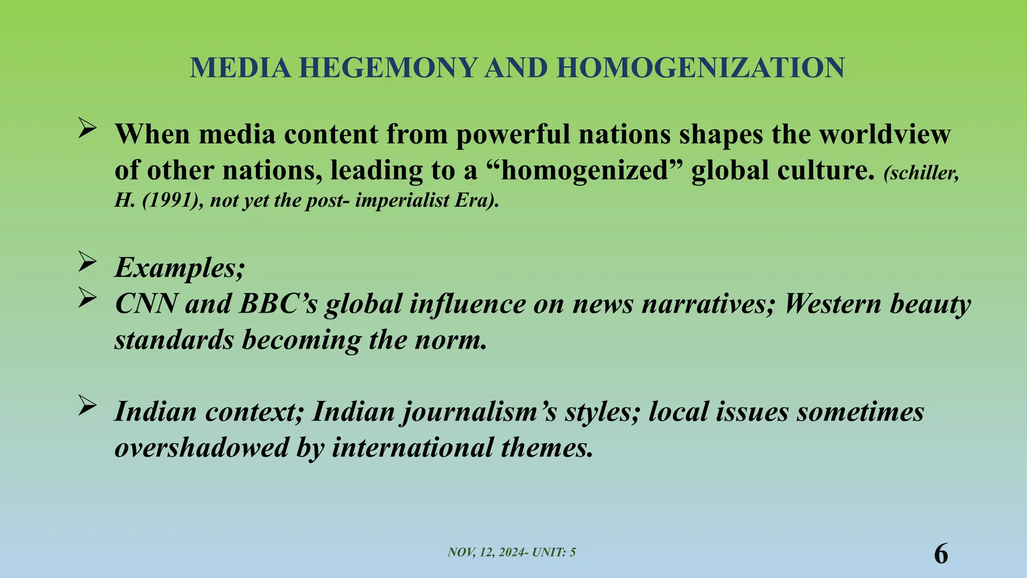 UNIT 5, GMP.pptx, flows of global content | PPTX