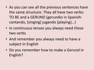 Unit 5 GRAMMAR Present Continuous | PPTX