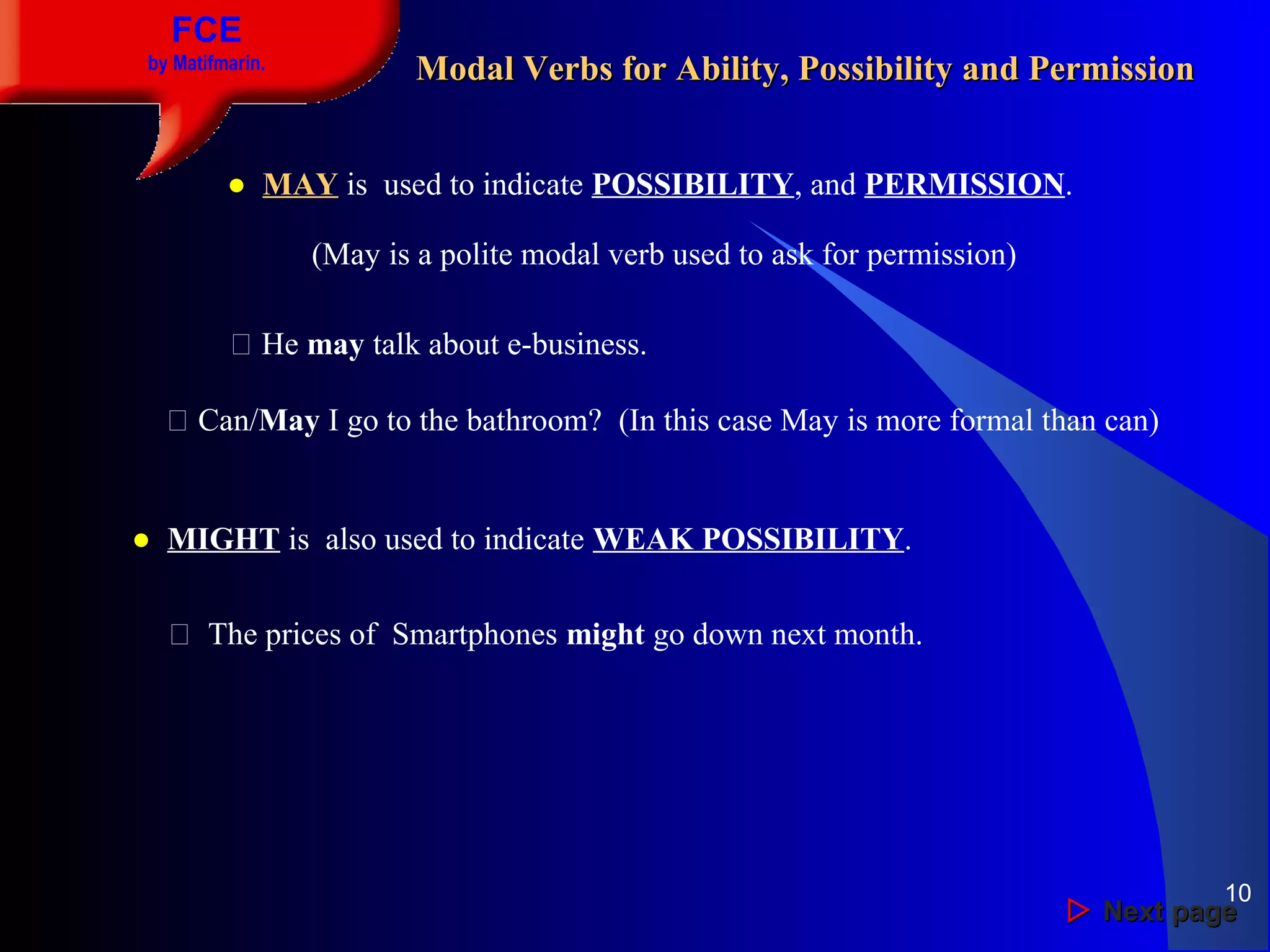 Unit 5 Grammar Contents Modals Verbs of obligation and necessity | PPT