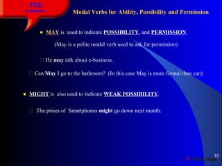 Unit 5 Grammar Contents Modals Verbs of obligation and necessity | PPT