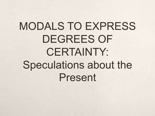 Unit 5 grammar presentation | PPTX