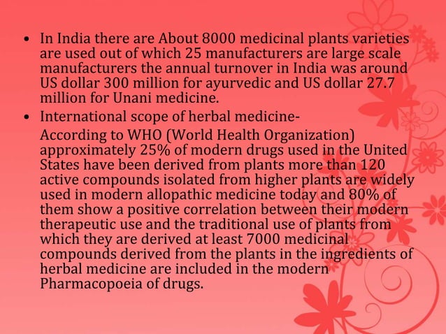 Herbal Drug Technology Unit 5 | PPTX | Herbs and Supplements ...