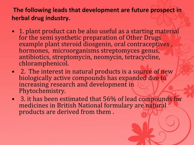 Herbal Drug Technology Unit 5 | PPTX | Herbs and Supplements ...