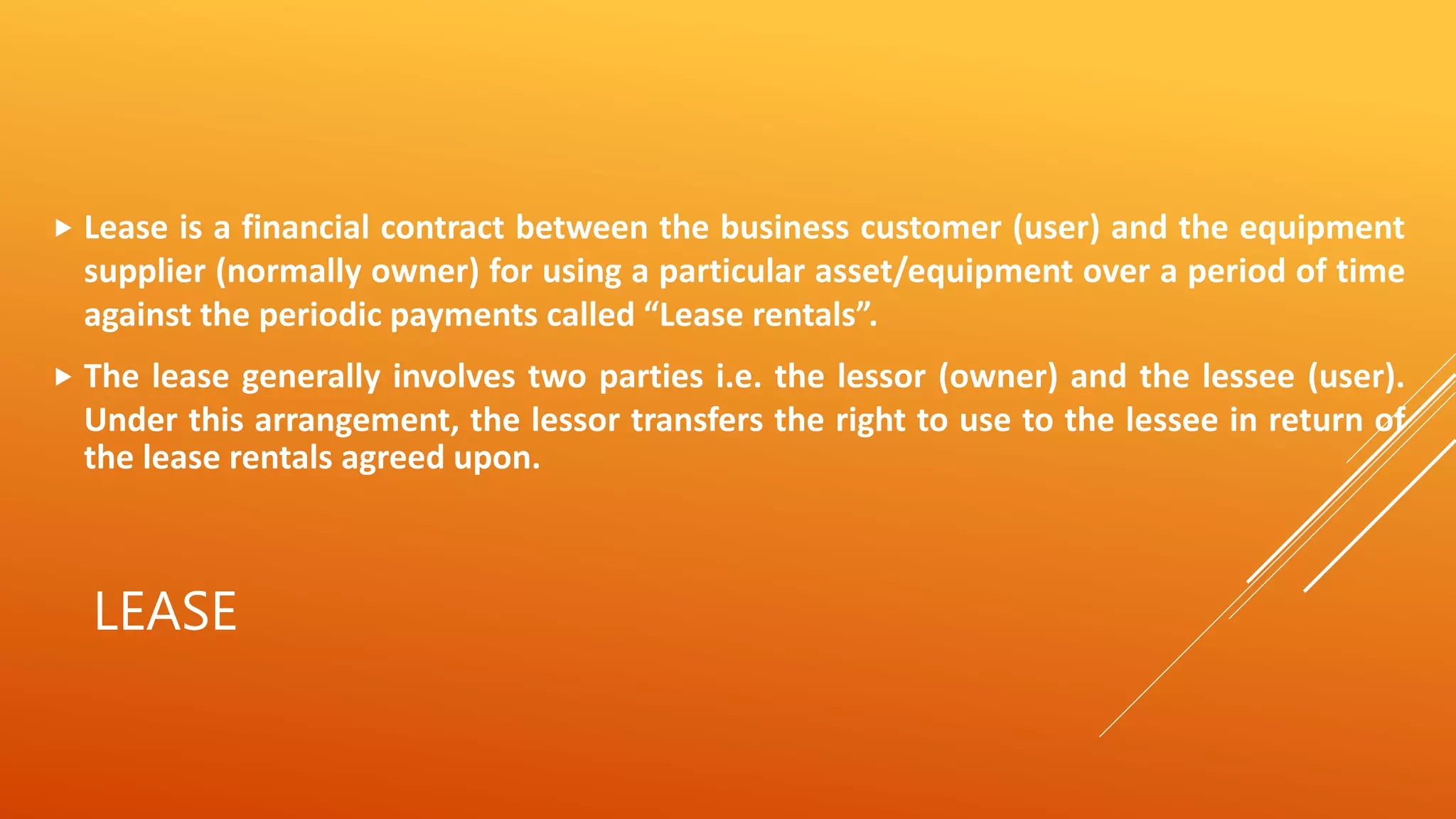 Unit 5 hirepurchase and Lease | PPTX