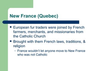 Unit 5 Historyof Canada Part One | PPT