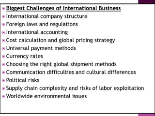 International business strategy | PPTX