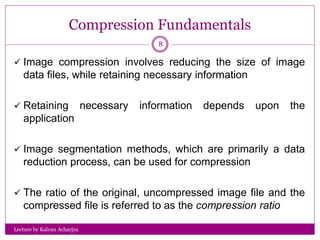 Introduction to Image Compression | PPTX