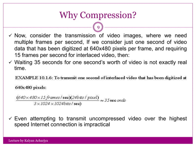 Introduction to Image Compression | PPTX