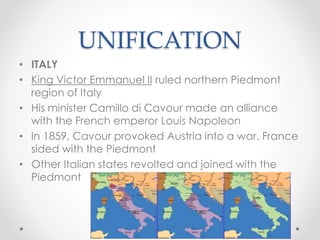 Unit 5 industrialization and unification | PPT