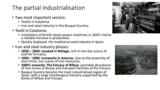 Unit 5 industrial rev. in spain | PPT
