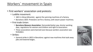 Unit 5 industrial rev. in spain | PPT