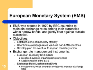 International monetary system | PPT