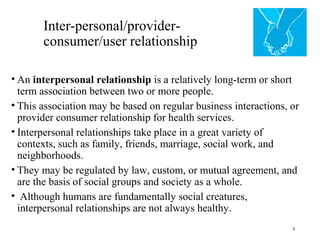 Interpersonnel relationship | PPT