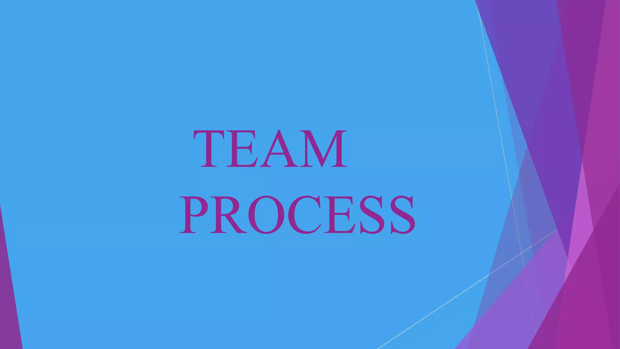 INTRA TEAM PROCESS IN LEADERSHIP | PPTX