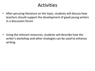 Unit 5 intro to writing | PPT