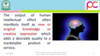 Unit 5 - Intellectual Property Rights | PDF