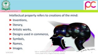 Unit 5 - Intellectual Property Rights | PDF